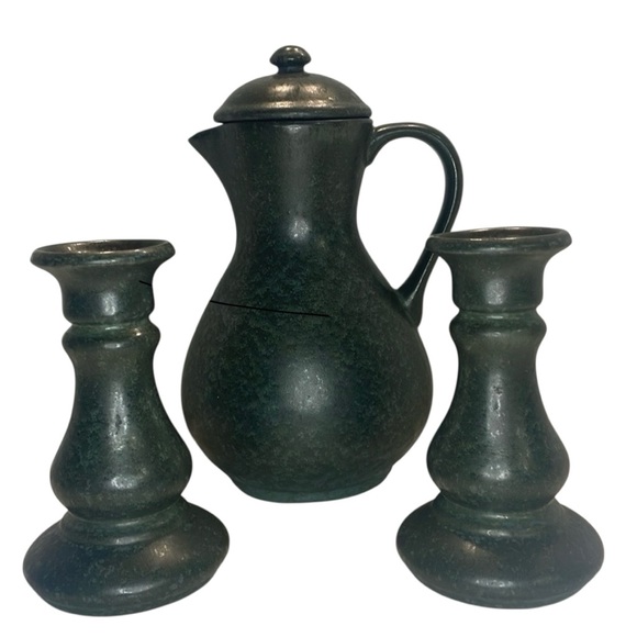 Boleslawiec | Accents | Nwt Polish Boleslawiec 2 Liter Green Ceramic ...